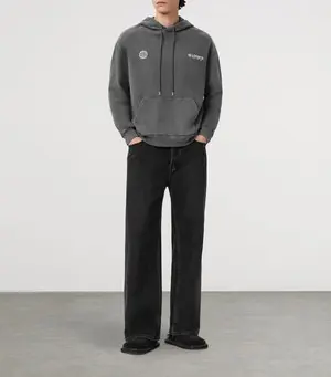 ALLSAINTS Organic Cotton Emblem Hoodie
