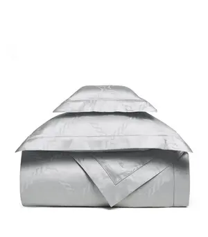 PRATESI Ori Treccia Super King Duvet Cover - Grey