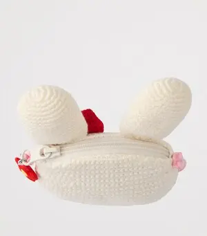 MIKI HOUSE Knitted Bunny Cross-body Bag