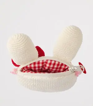 MIKI HOUSE Knitted Bunny Cross-body Bag
