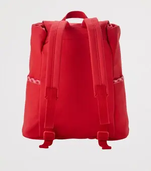 MIKI HOUSE Cotton Chieco Saku Backpack - Red
