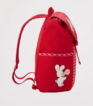 MIKI HOUSE Cotton Chieco Saku Backpack - Red