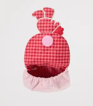 MIKI HOUSE Cotton-blend Chieco Saku Backpack - Pink