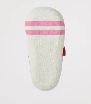 MIKI HOUSE Cotton-blend Appliqué Sneakers