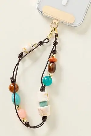 Anthropologie Beaded Phone Chain