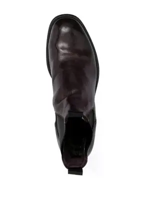Officine Creative Calixte 004 Leather Ankle Boots