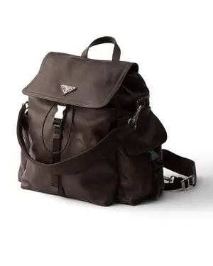 Prada Leather Backpack - Brown