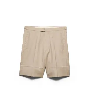 Prada Cotton Bermudas - Neutral