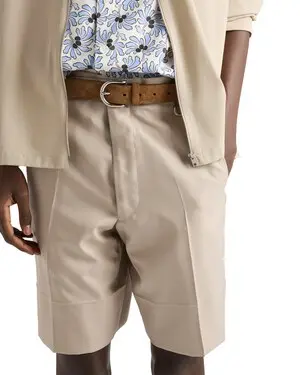 Prada Cotton Bermudas - Neutral