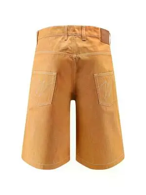WALK IN PARIS Denim Shorts - Orange