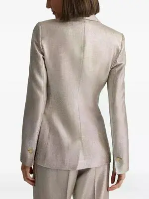 St. John Lame Suiting Blazer