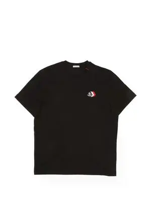 Moncler Logo-patch T-shirt - Black