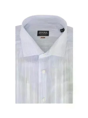 Zegna Striped Dress Shirt - White