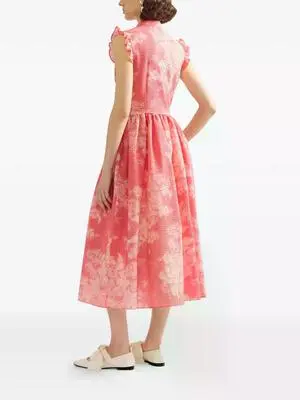 Erdem Floral-pattern A-line Midi Dress