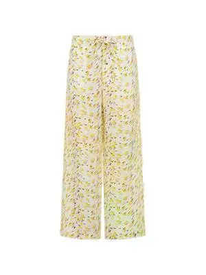 Marni Abstract Print Palazzo Pants - Neutrals