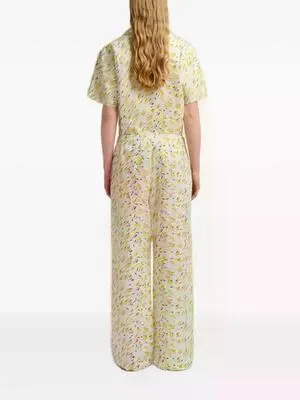 Marni Abstract Print Palazzo Pants