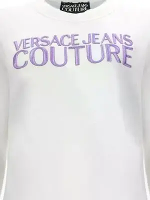 Versace Logo Sweater - White