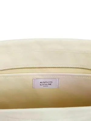 Maison Kitsuné Piped Logo Tote - Neutrals