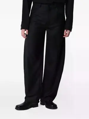 Séfr Gino Belt-loop Trousers - Black