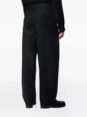 Séfr Gino Belt-loop Trousers - Black