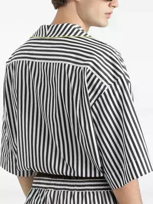Dolce & Gabbana Striped Poplin Shirt - White