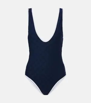 Gucci Gg Swimsuit - Blue