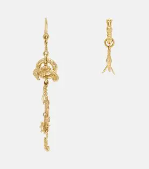 ALEMAIS Alémais Mismatched Sea Drop Earrings - Gold