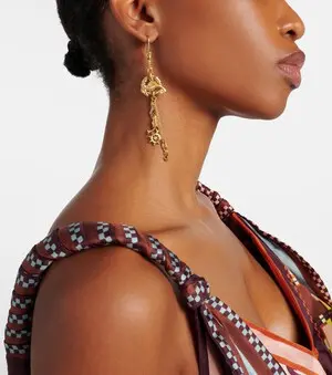 ALEMAIS Alémais Mismatched Sea Drop Earrings