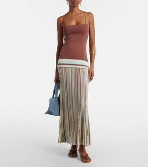 Faithfull The Brand Citara Striped Maxi Dress