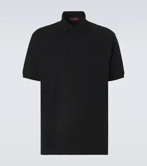 Gucci Horsebit Cotton-blend Piqué Polo Shirt - Black