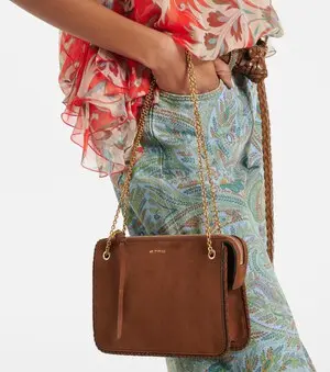 Etro Suede Crossbody Bag