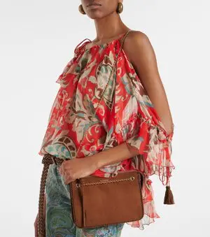 Etro Suede Crossbody Bag