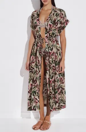 LIDA SWIMWEAR Olympia Maxi Cover-up Dress - Botanical