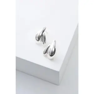 NOONDAY Double Dew Drop Earrings - Silver