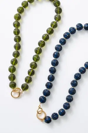 NOONDAY Lucid Glass Necklace - Sage