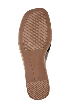 Easy Spirit Fawn Wedge Slide Sandal Wide Width - Blk01