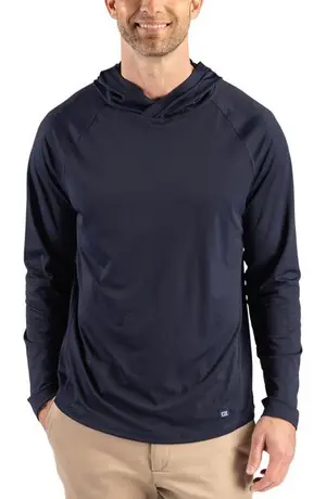 Cutter & Buck Prospect Epic Confidence Featherlight Performance Pullover Hoodie - Navy Blue