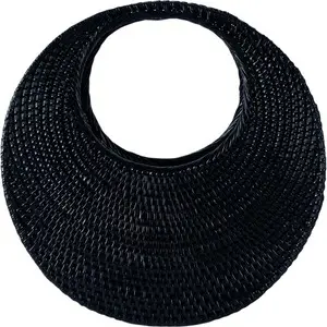 JELAVU Felicita Rattan Shoulder Bag - Black