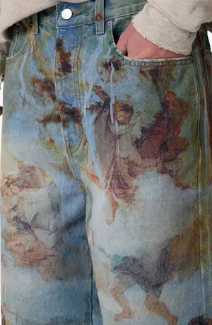 Mnml Ultra Baggy Denim Shorts - Multi