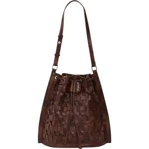 Desigual Faux Leather Backpack - Brown