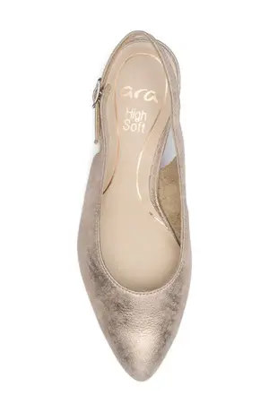 ARA Pixie Slingback Pumps - Shell