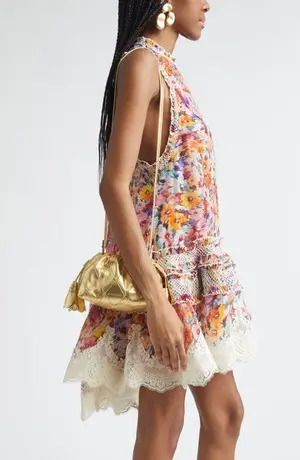 Zimmermann Small Cloud Clutch - Gold