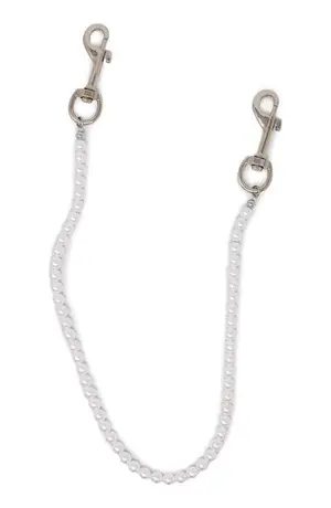 Mnml Faux Wallet Chain - Pearl