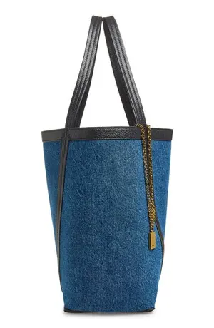 Chloé Denim Spin Tote - Ashes Blue