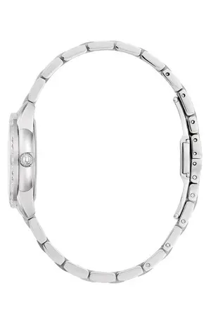 Bulova Sutton Mother-of-pearl & Diamond Bracelet Watch - Silver-tone
