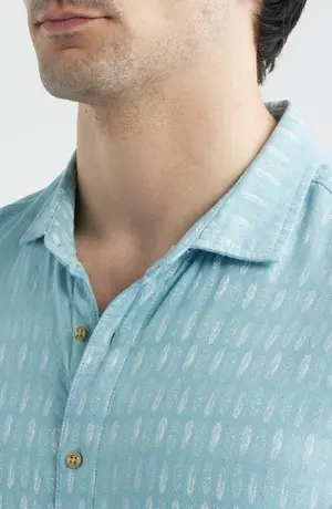 Johnnie-o Beachley Short Sleeve Button-up Shirt