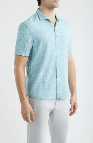 Johnnie-o Beachley Short Sleeve Button-up Shirt
