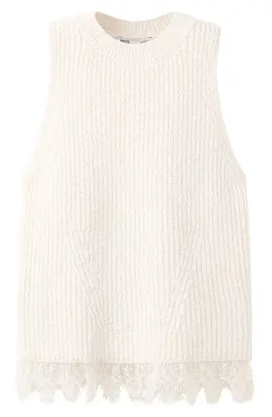 Mango Bruma Crop Sweater Tank