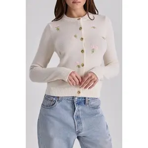 Women's Floral Cashmere Cardigans
