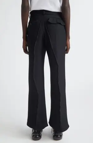 Undercover Pintuck Wool Blend Pants
